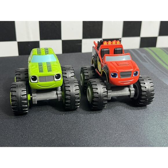Toys | Blaze And The Monster Machines Die Cast Pickle And Ninja Blaze ...
